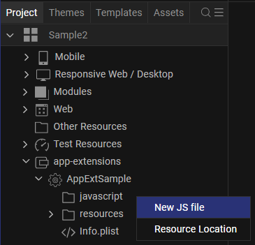Create an iOS Application Extension
