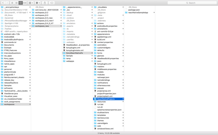 Integrate a React Native App to a Kony App