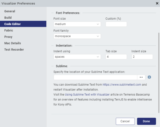 Invoke Sublime Text from Visualizer