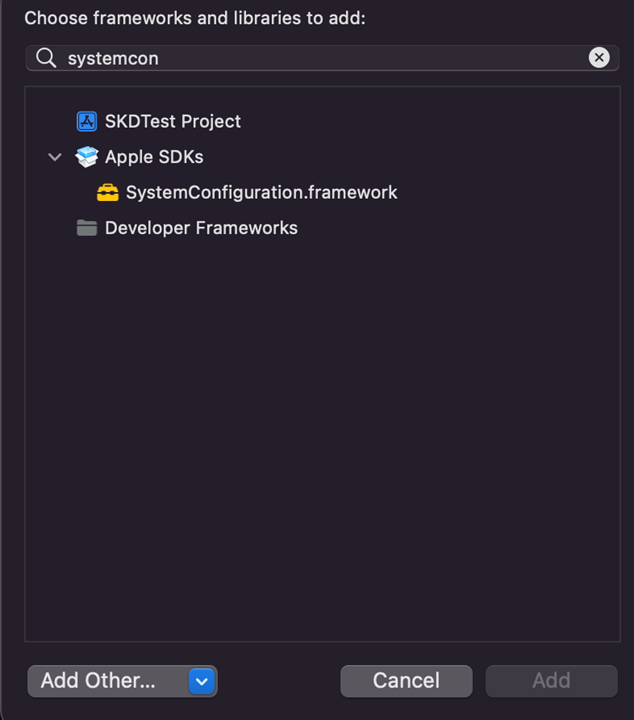 Configuring the Framework