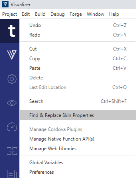 Find and Replace Skin Properties
