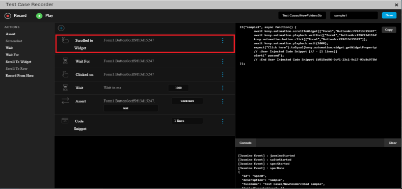Jasmine Test Automation